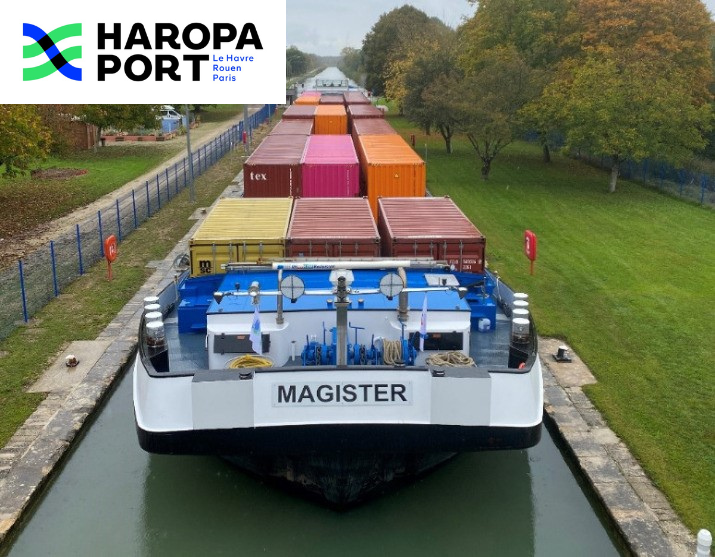 HAROPA lance de nouveaux services fluviaux | Le Commerce du Bois