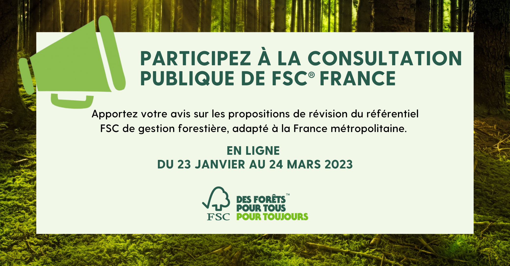 FSC® France lance sa deuxième consultation publique pour la révision du ...